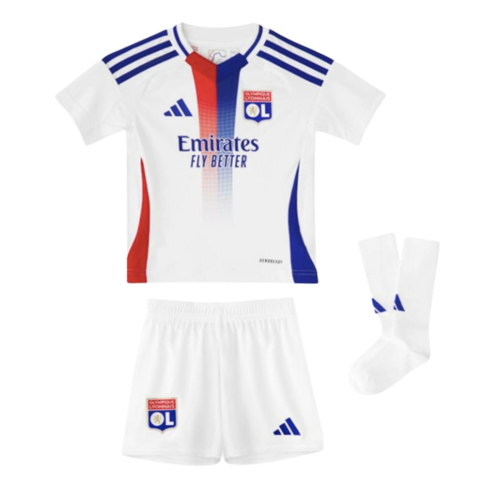 2024-2025 Olympique Lyon Home Mini Kit – Footy.com